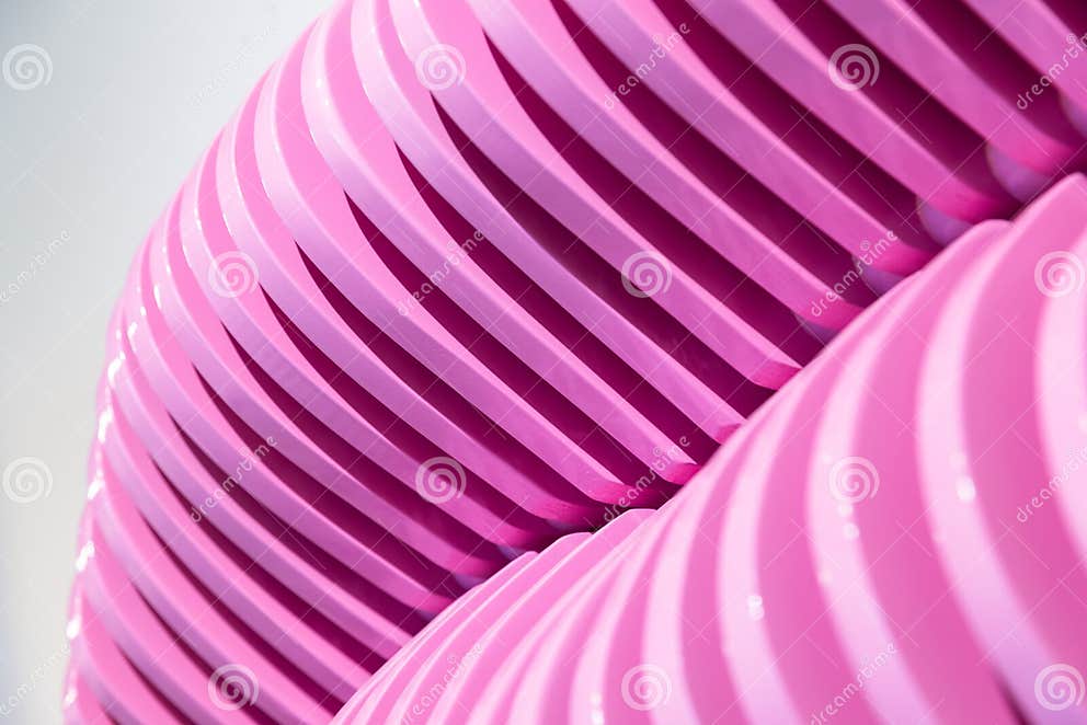 Abstract Geometric Pattern of Parametric Pink Structure Stock Image ...
