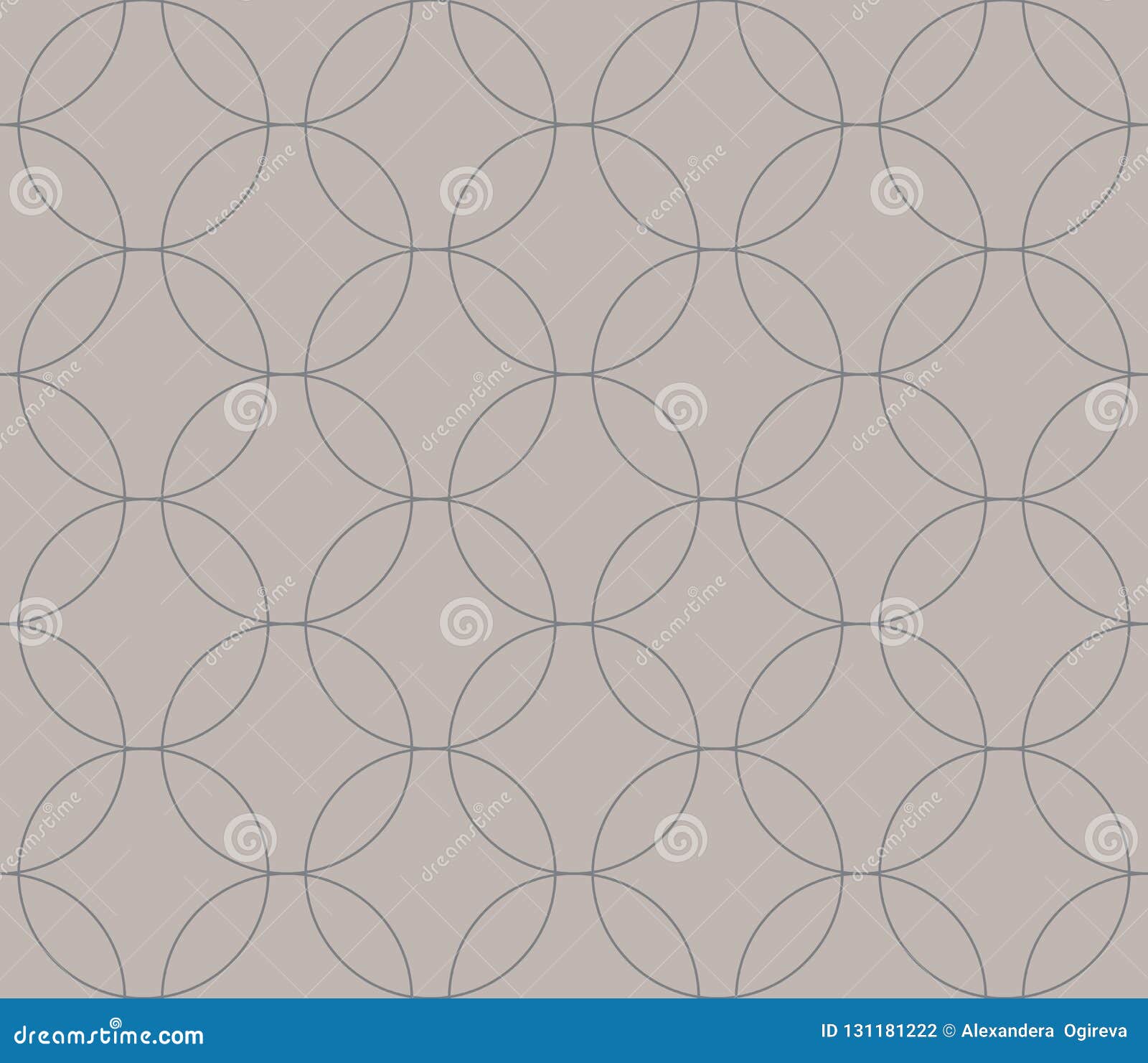 Abstract Geometric Pattern by the Points, Circles. Gray and White ...