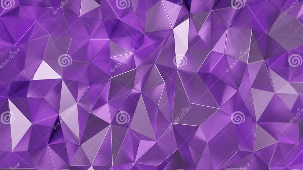 Abstract Geometric Pattern Purple Background Triangular Polygon ...