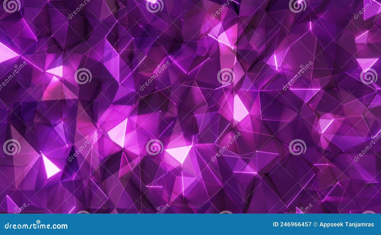 Abstract Geometric Pattern Purple Background Triangular Polygon ...