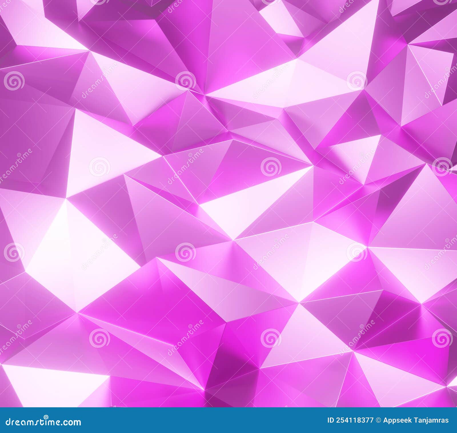 Abstract Geometric Pattern Purple Background Triangular Polygon ...