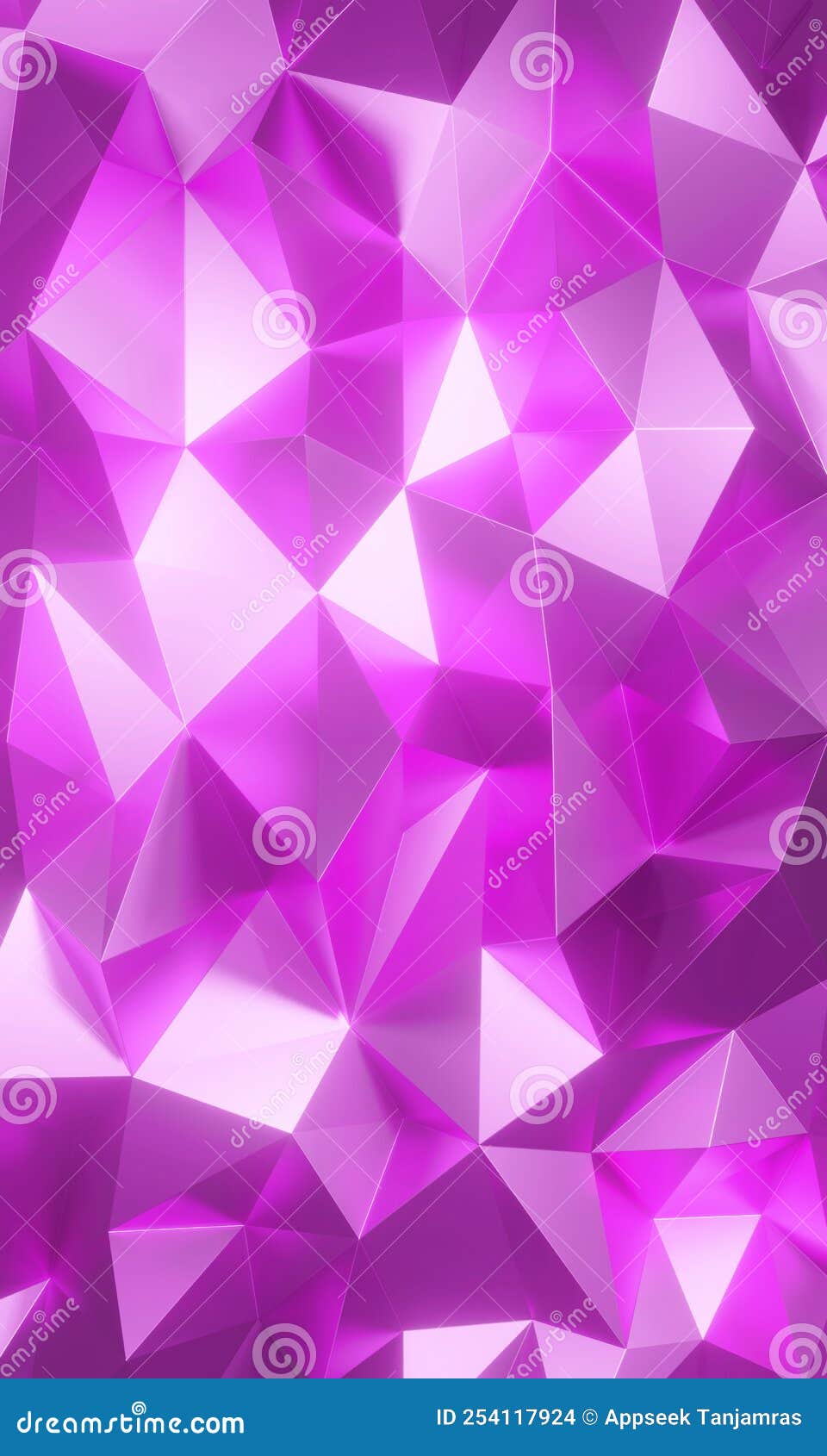 Abstract Geometric Pattern Purple Background Triangular Polygon ...