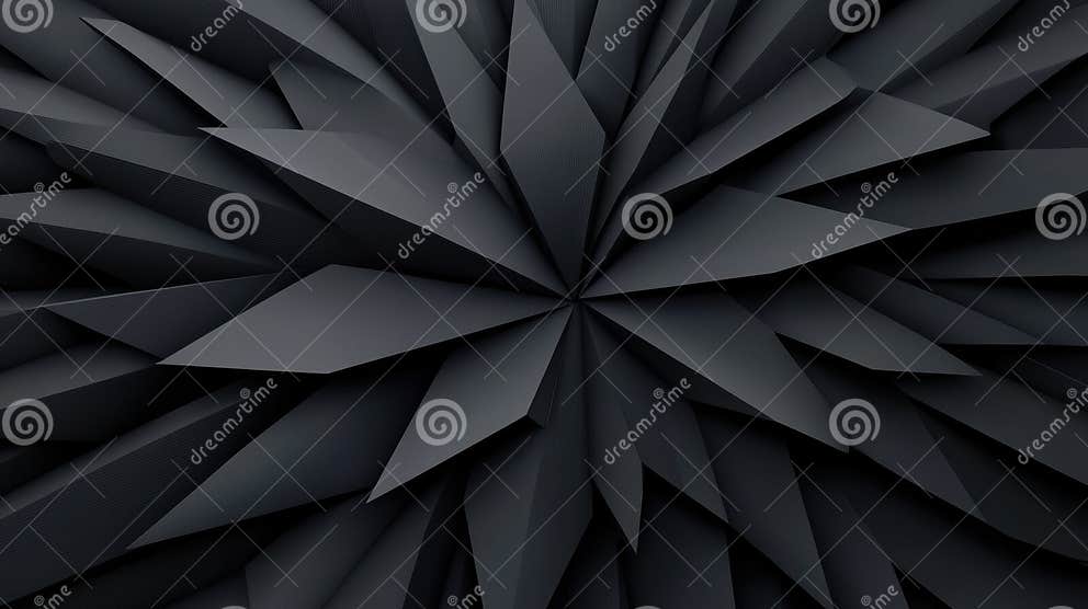 Abstract Geometric Pattern with Sharp, Angular Shapes in Dark Tones, AI ...