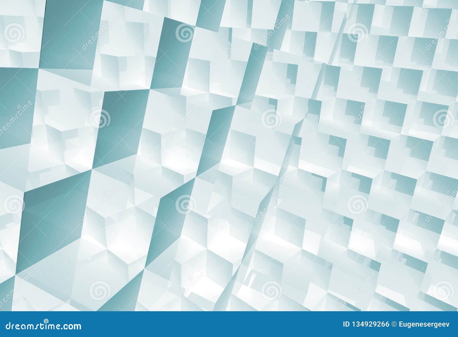 Abstract Geometric Pattern, Shiny Cubes 3 D Stock Photo - Image of ...
