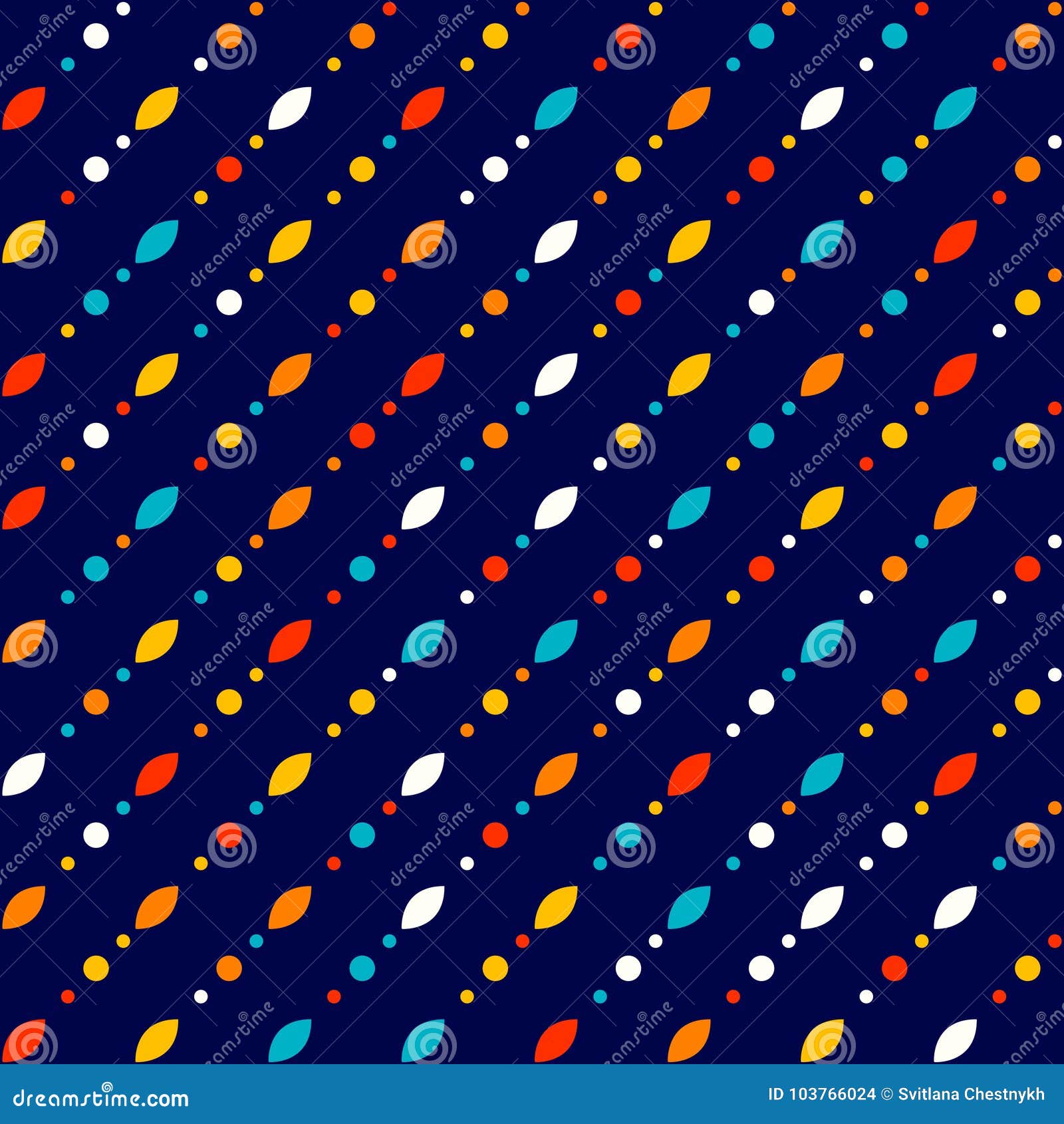 Abstract Geometric Pattern, Small Spots and Dots Stock Vector ...