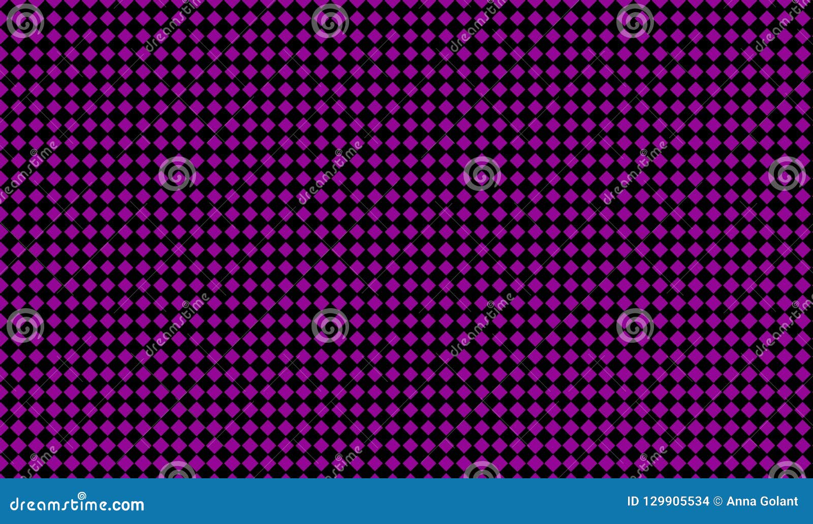 Abstract Geometric Pattern with Small Squares. Black and Purple Color ...