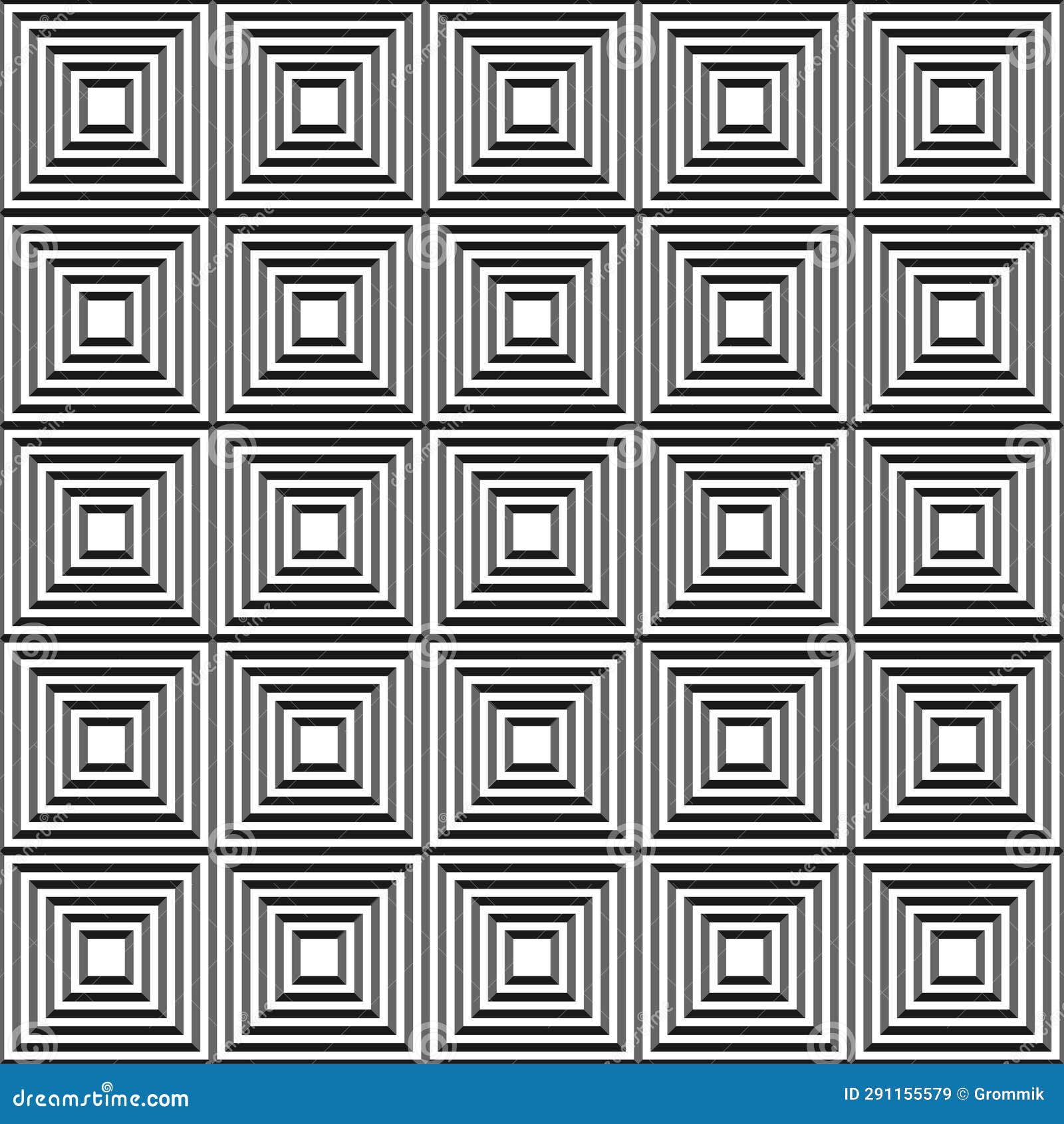 Abstract Geometric Pattern. Squares of Different Sizes Stock Vector ...