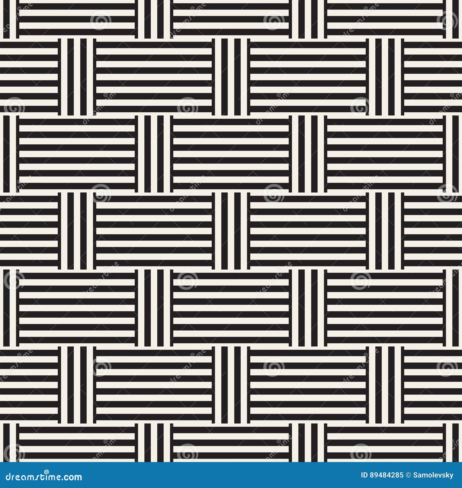 Abstract Geometric Pattern with Stripes Lattice. Seamless Vector ...