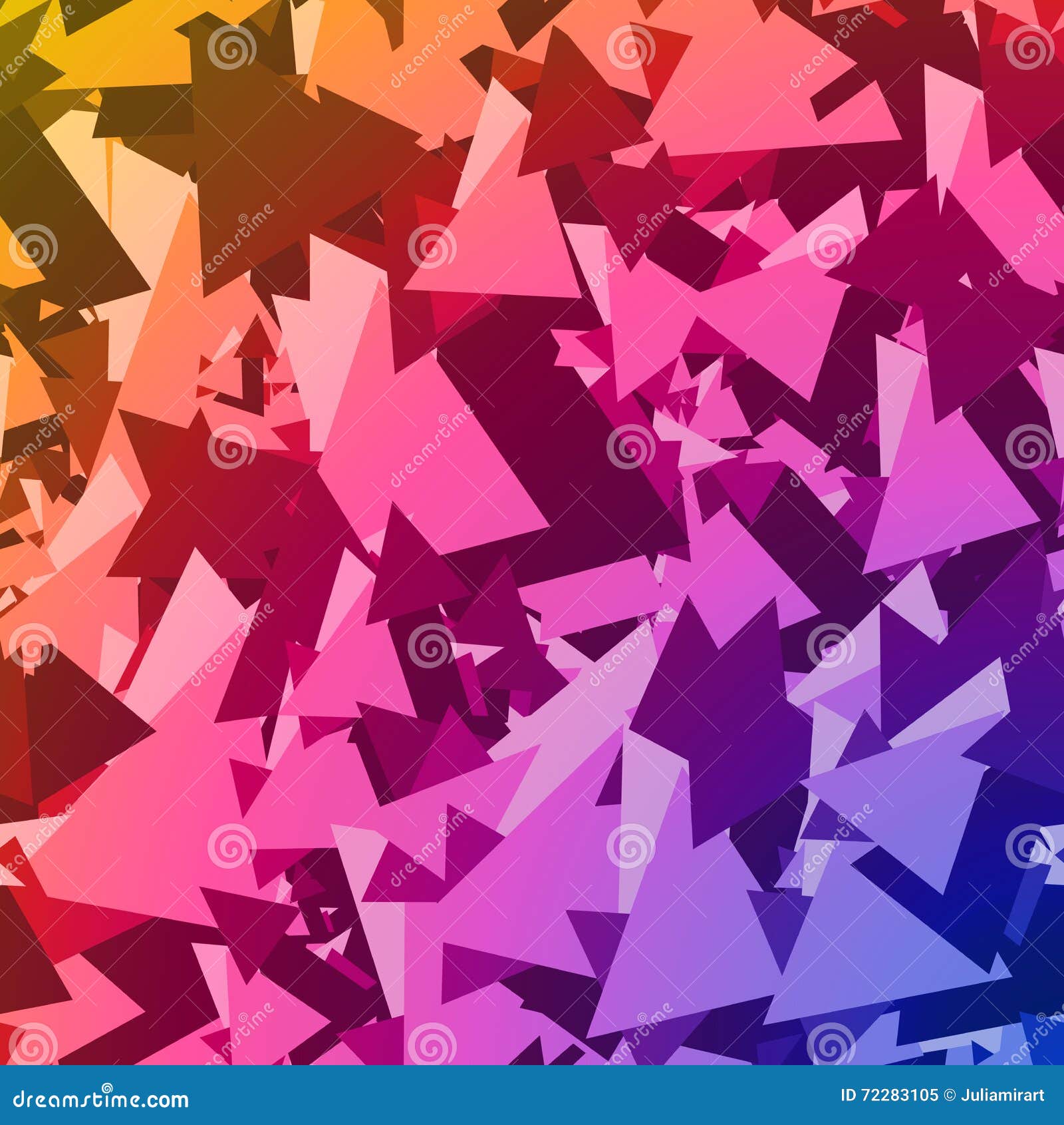 Abstract Geometric Pattern Triangles Stock Vector - Illustration of ...