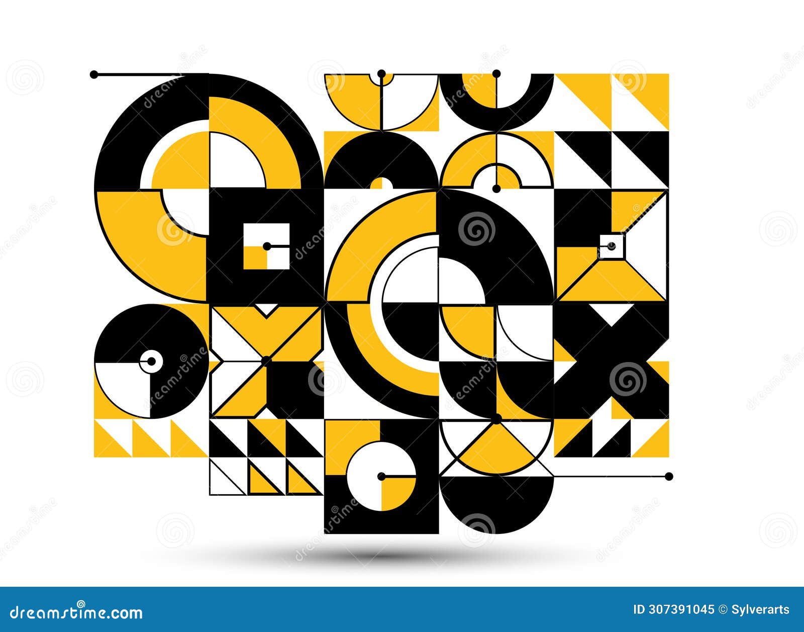 Abstract Geometric Pattern Vector Background Isolated, Tech Style ...