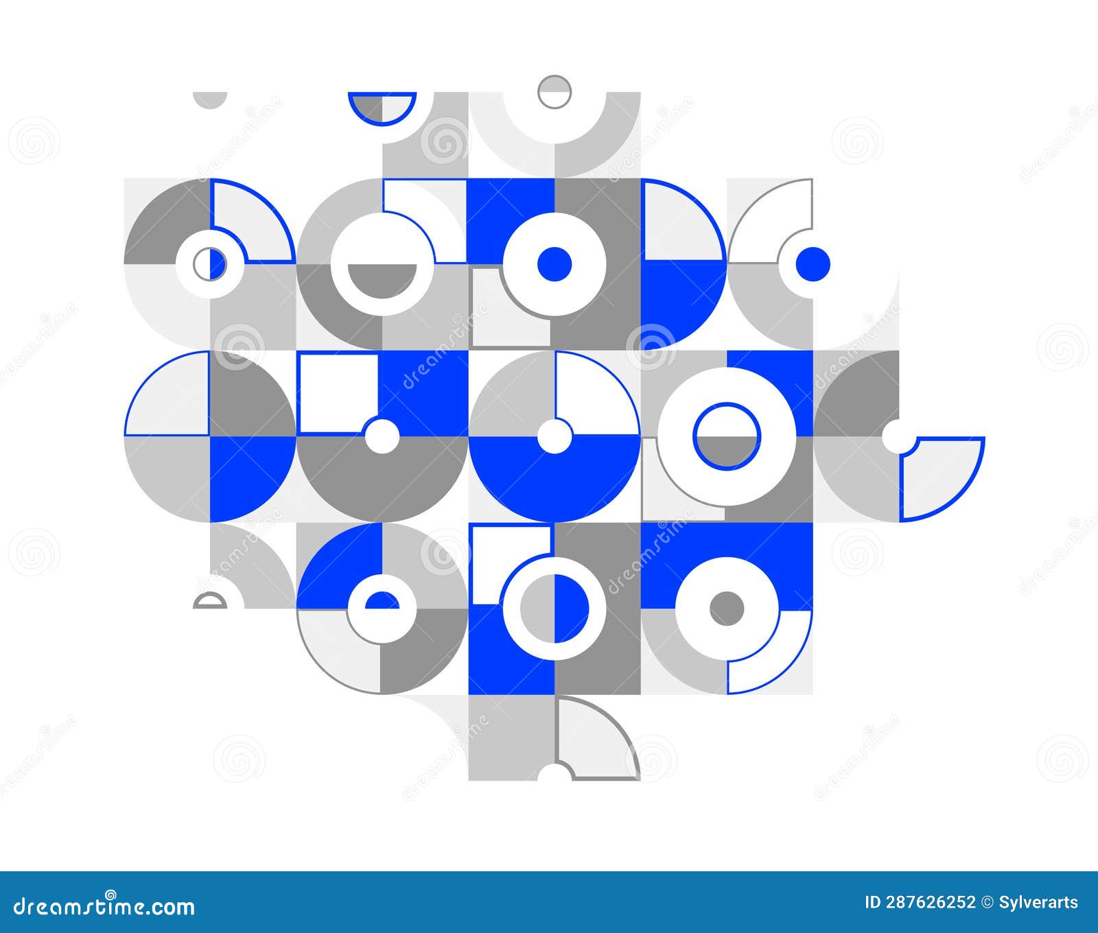 Abstract Geometric Pattern Vector Background Isolated, Tech Style ...