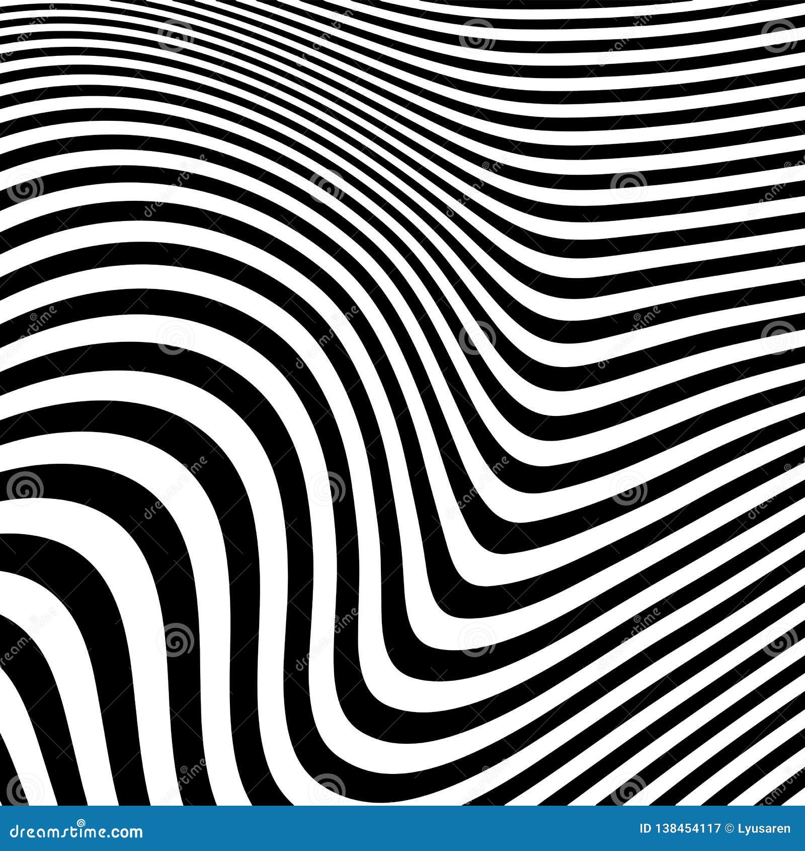 Abstract Geometric Pattern with Visual Distortion Effect Stock ...