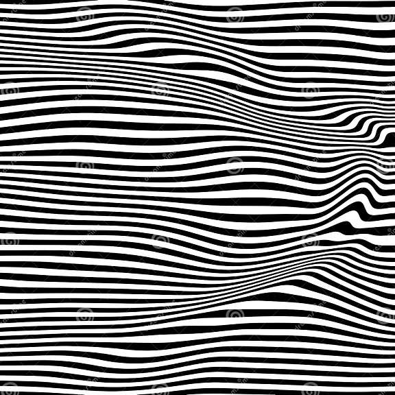 Abstract Geometric Pattern with Visual Distortion Effect Stock ...