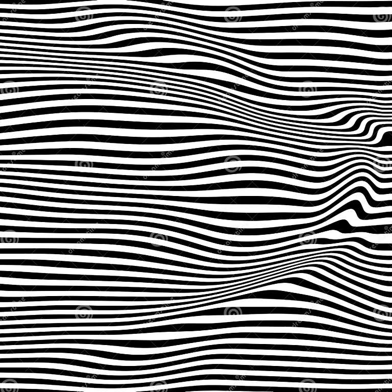 Abstract Geometric Pattern with Visual Distortion Effect Stock ...