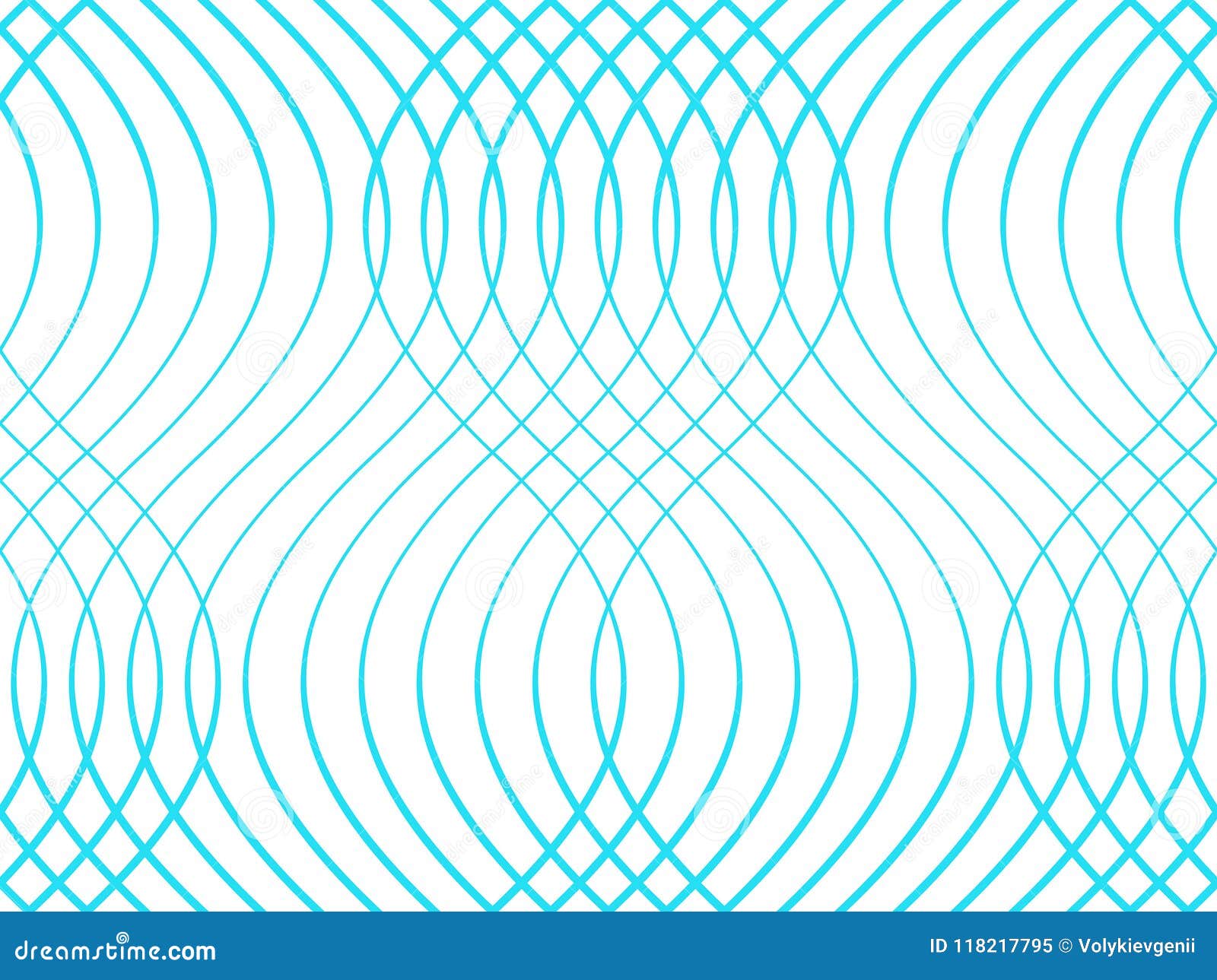 Abstract Geometric Pattern with Waves Stock Vector - Illustration of ...