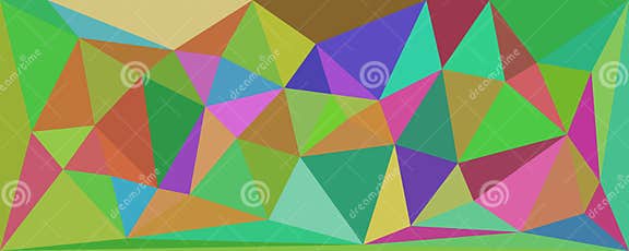 An Abstract Geometric Patterns Composed of Interconnected Triangles in ...