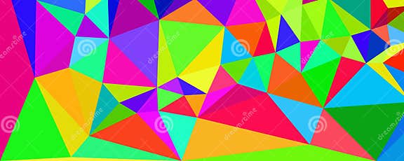 An Abstract Geometric Patterns Composed of Interconnected Triangles in ...