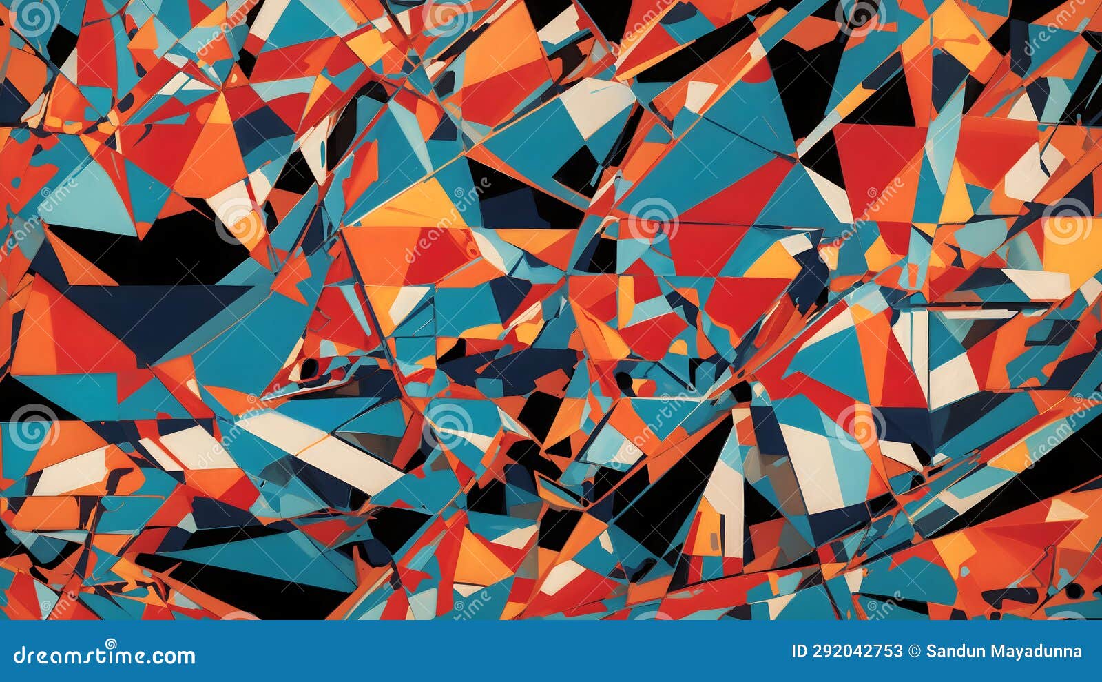 Dynamic Abstract Artwork Inspired by Geometric Patterns Stock ...
