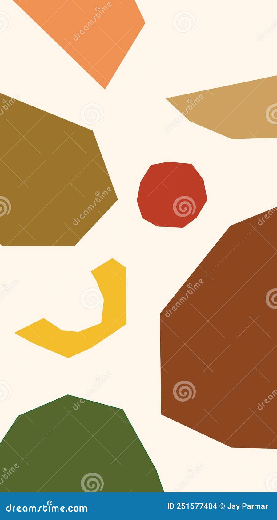 Geometric Phone On Round 3d Renders Light Pink With Smartphone On The ...