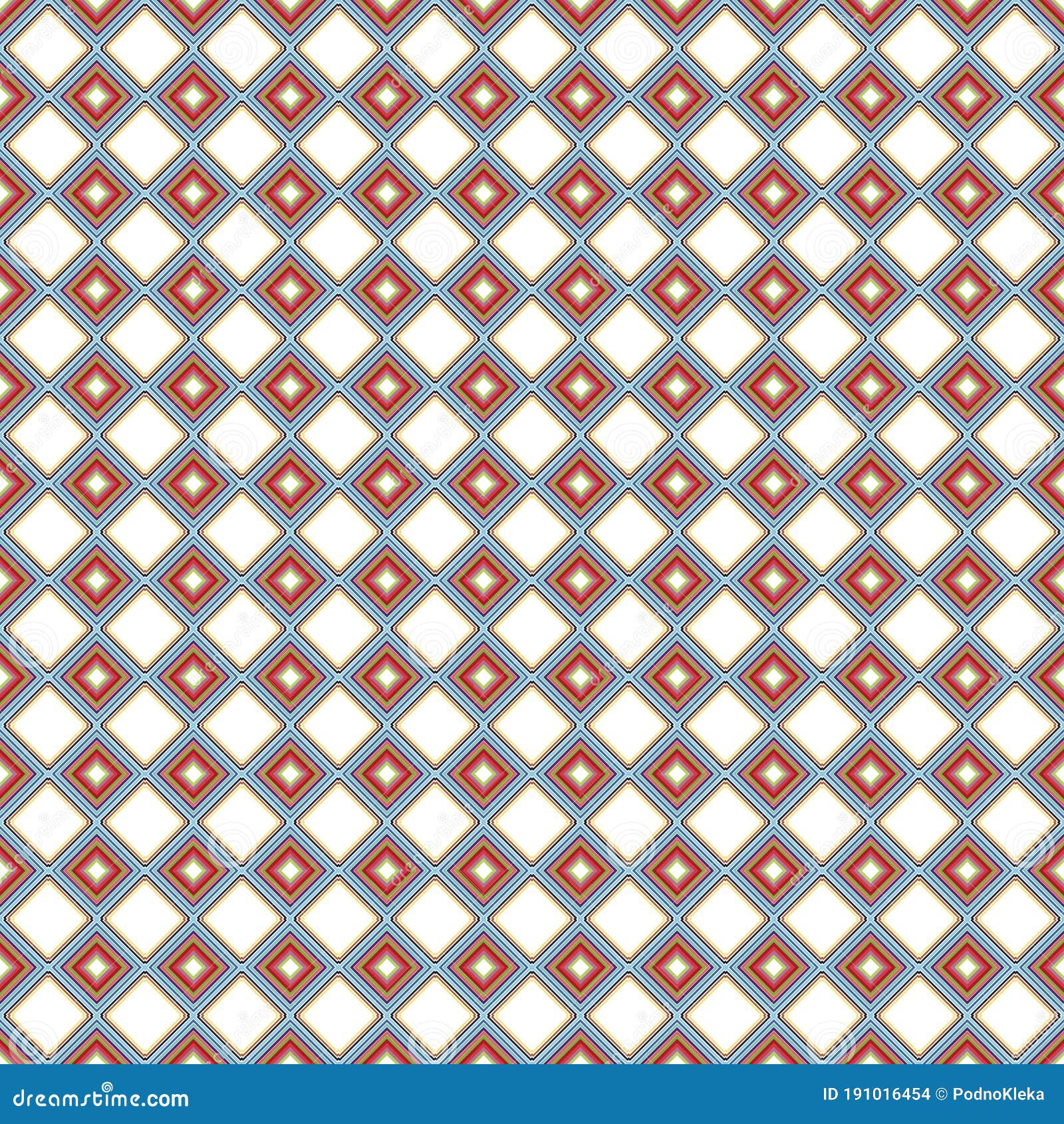 Grid Mesh Tiles Geometric Plaid Checkered Diamond Colorful Seamless ...