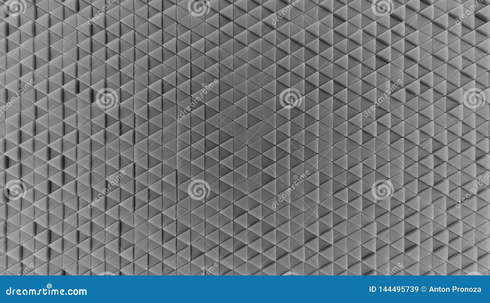 Abstract Geometric Plastic Background from Small Triangles Grey Stock ...
