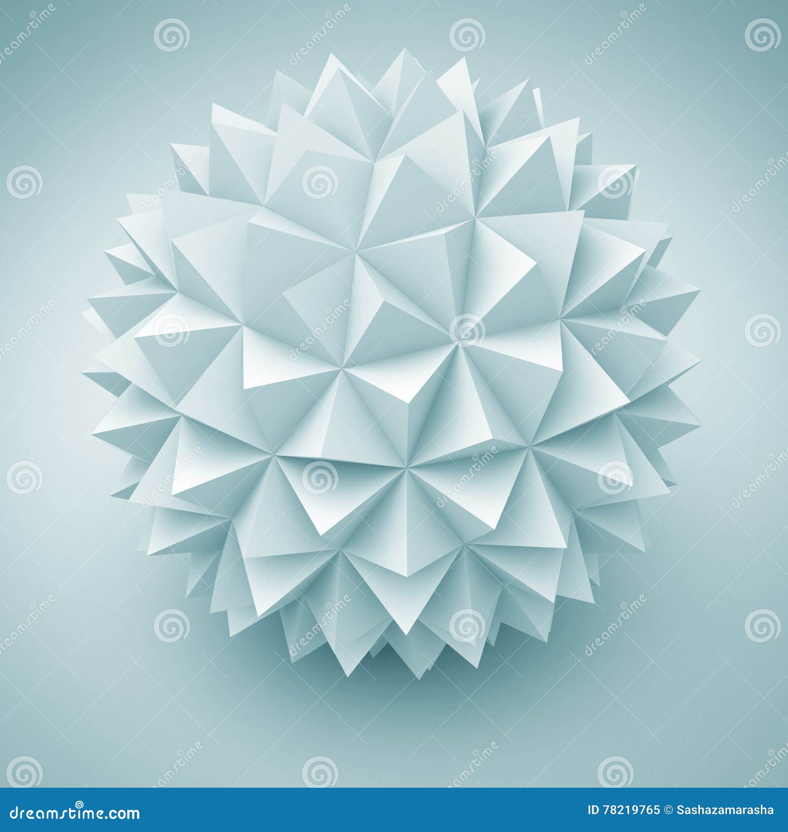 Abstract Geometric Poligon Shape Object Stock Illustration ...