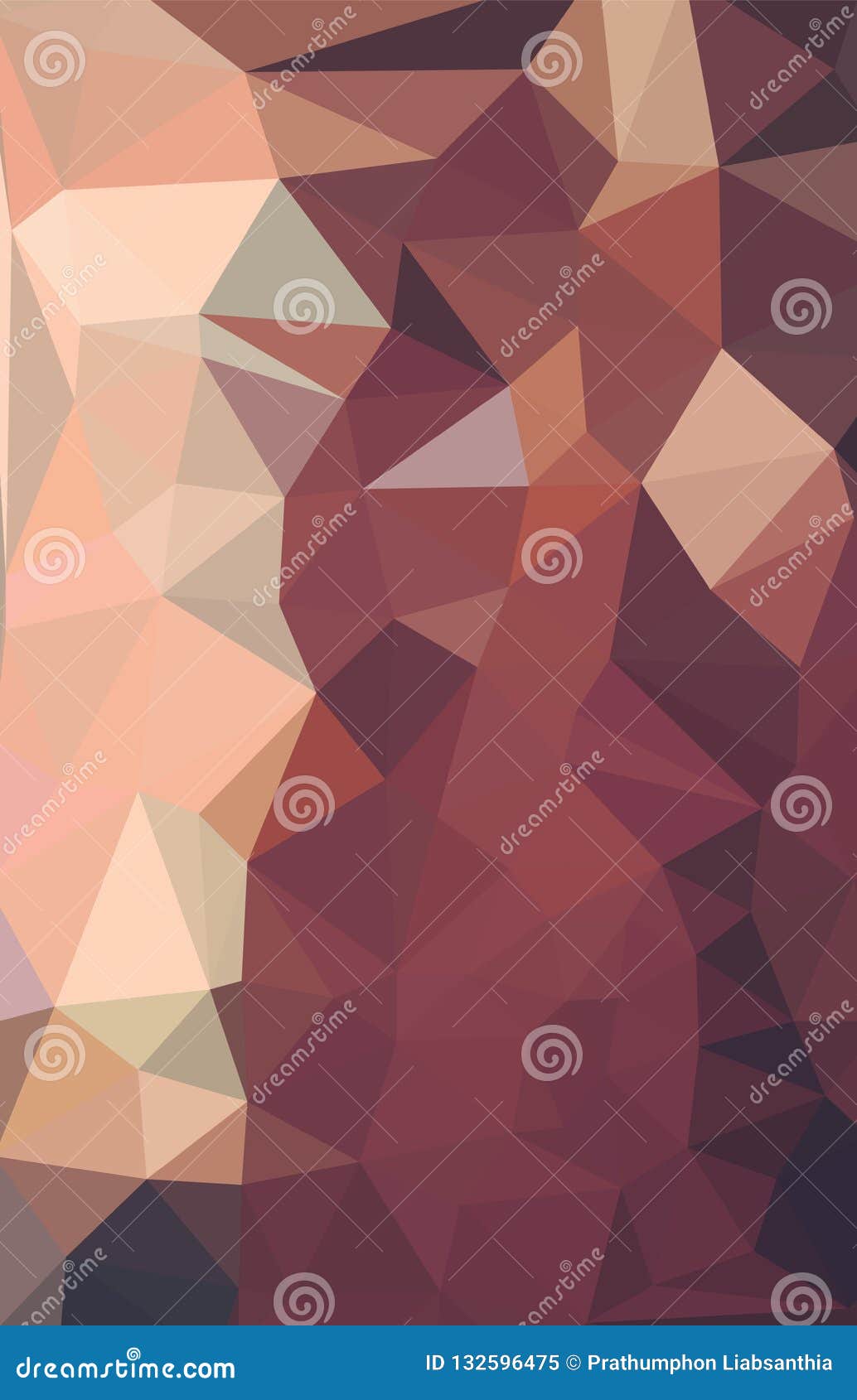 Abstract Geometric Polygonal Background - Triangle Low Poly Pattern - Full Color Spectrum ...