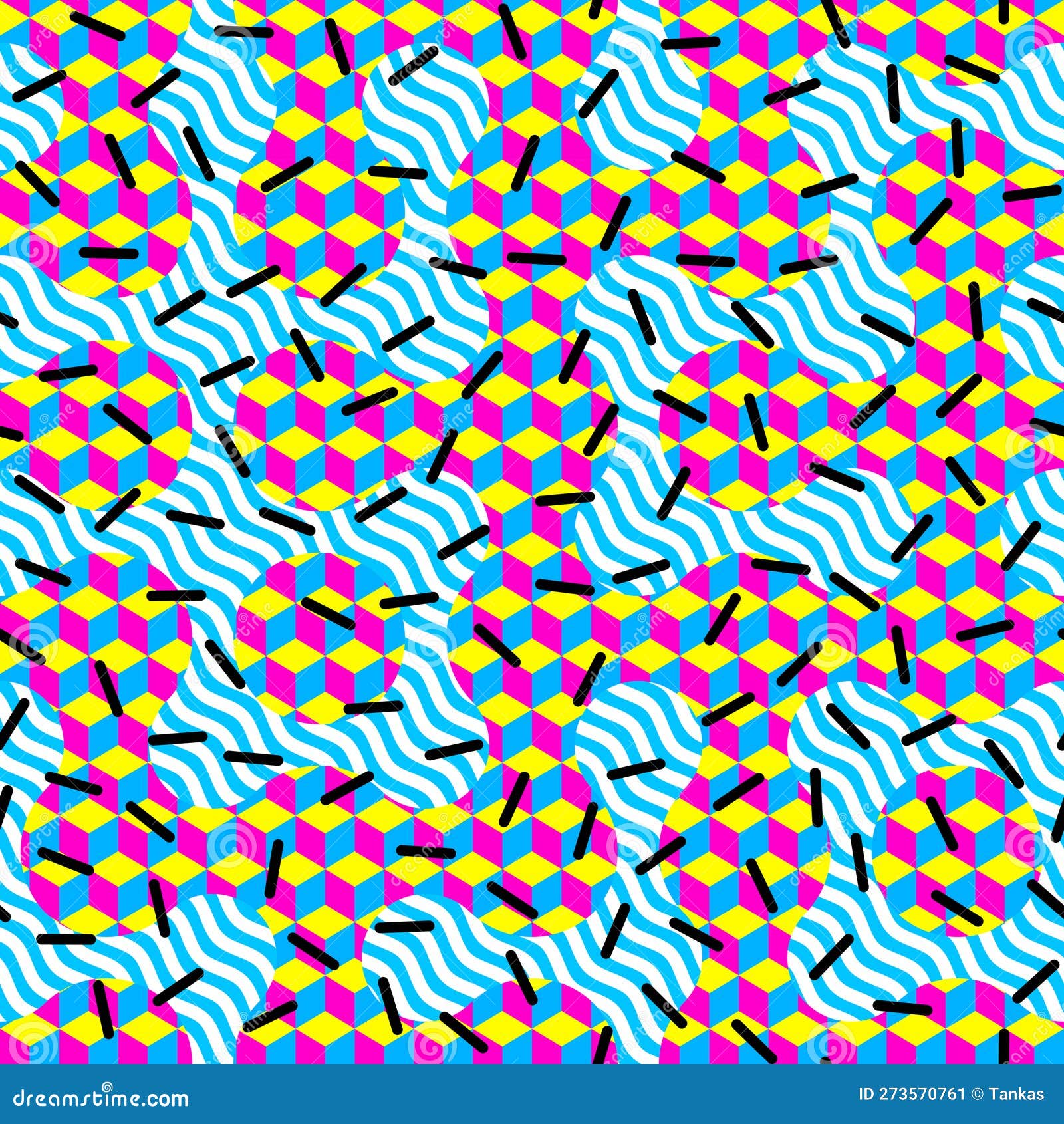 Abstract Geometric Pop Srt Style Pattern. Vector Image Stock Vector ... Abstract Geometric Pop Srt Style Pattern. Vector Image Stock Vector ...