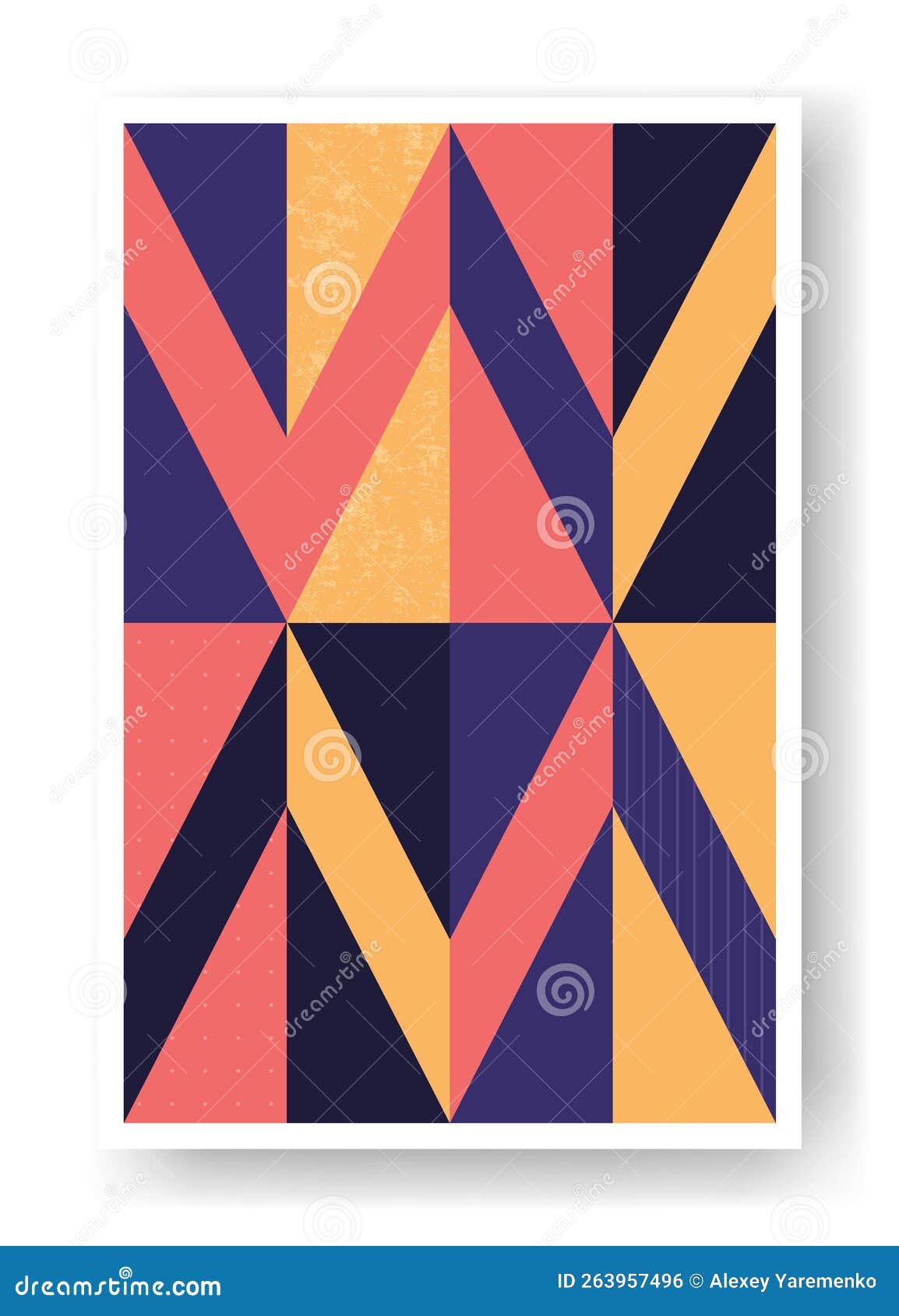 Abstract geometric poster stock vector. Illustration of presentation ...