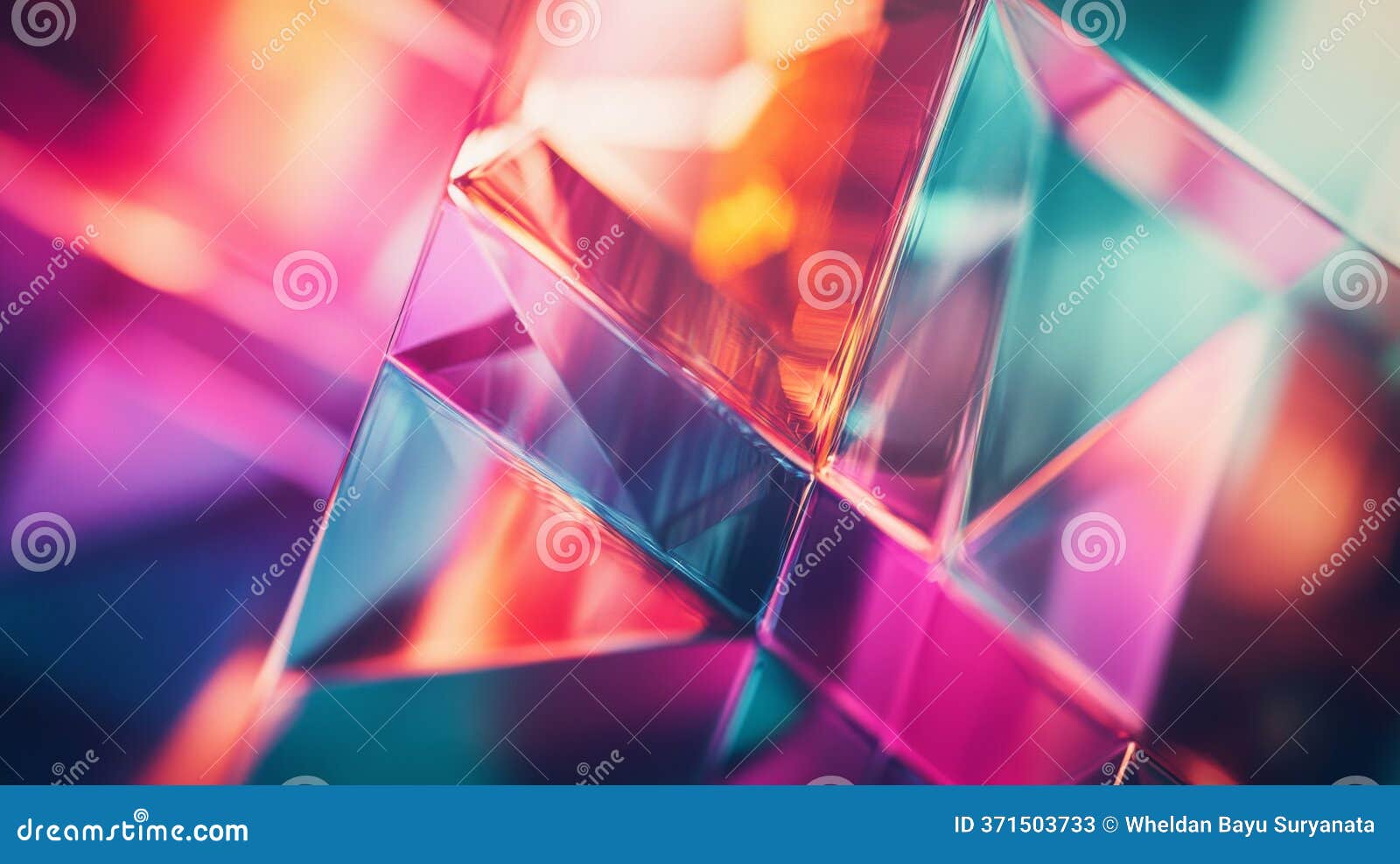 Geometric Prism Frame 80s Retro Nostalgic Royalty-Free Stock ...