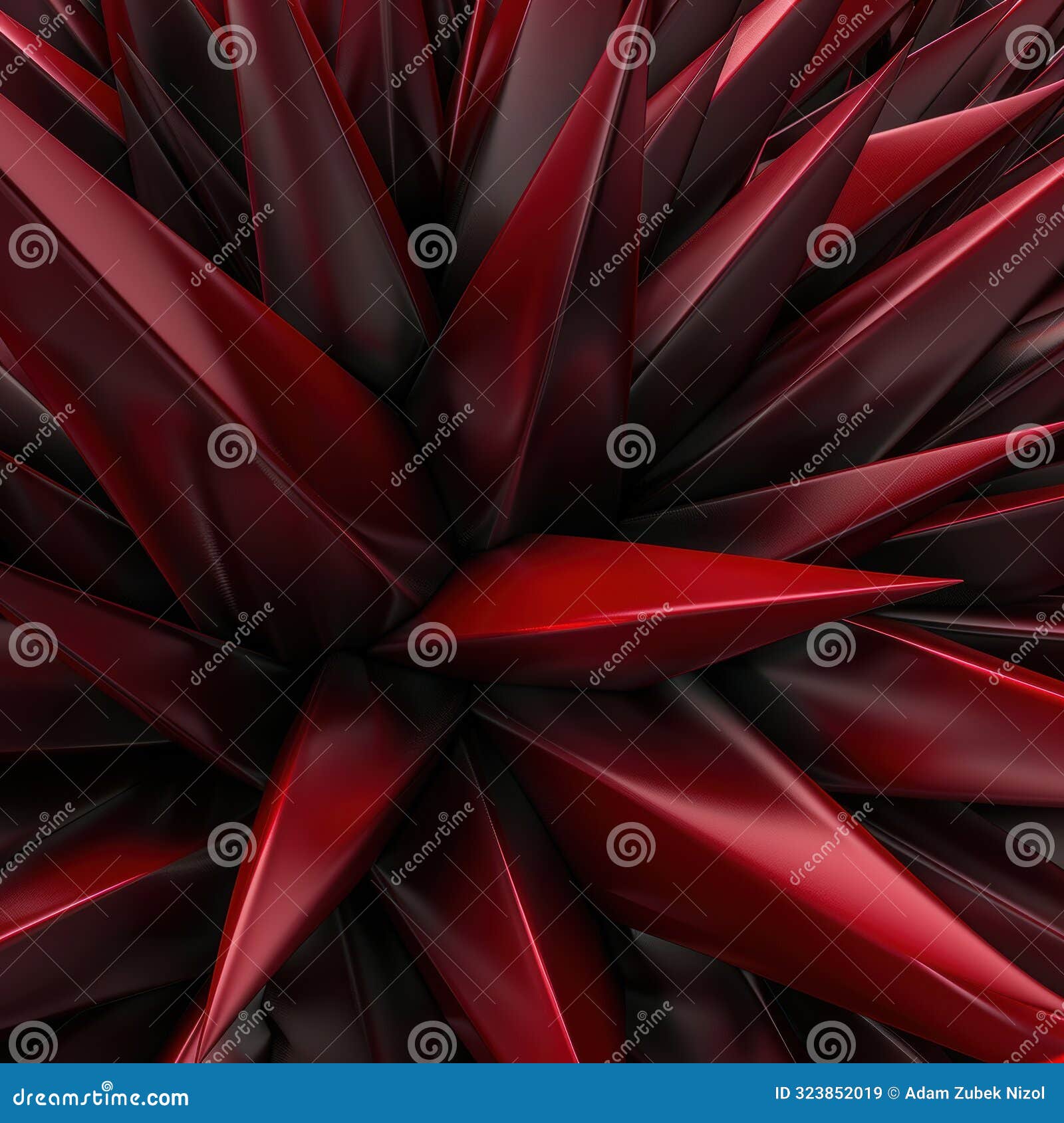 Abstract Geometric Red and Black Shapes Stock Illustration ...