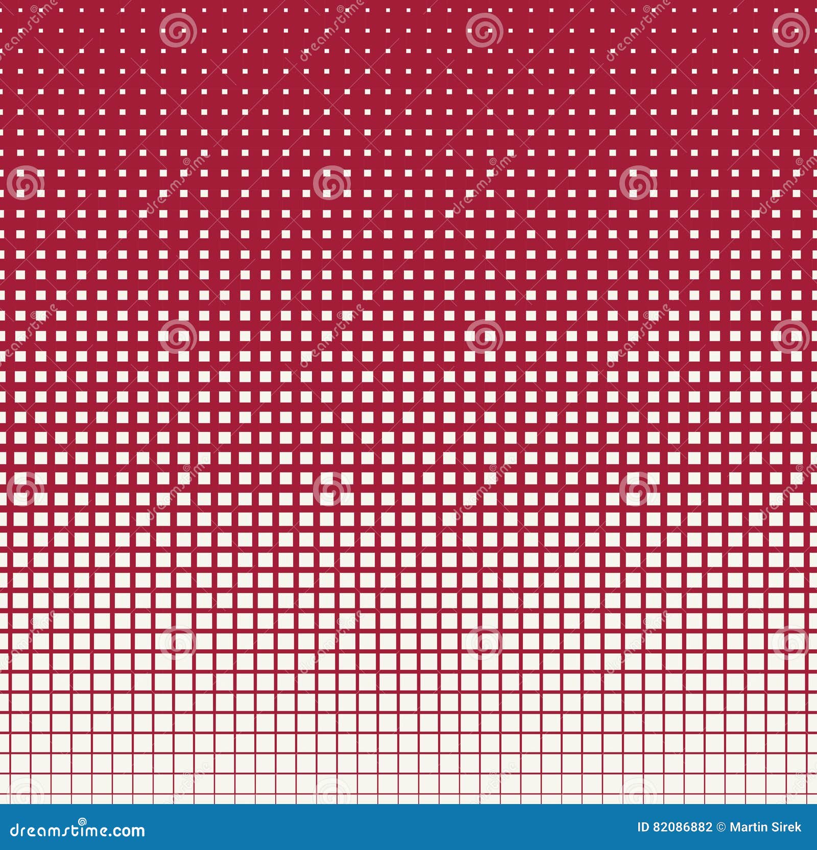 Abstract Geometric Red Gradient Square Halftone Pattern Stock Vector ...