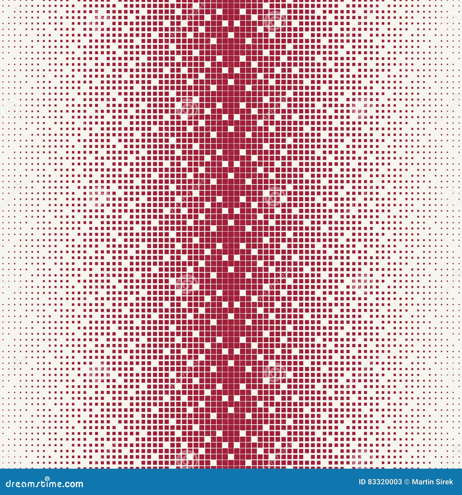 Abstract Geometric Red Gradient Square Halftone Pattern Stock Vector ...