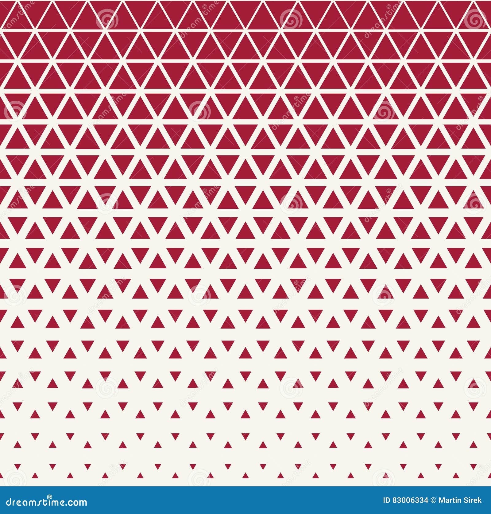 Abstract Geometric Red Graphic Design Triangle Halftone Pattern Stock ...