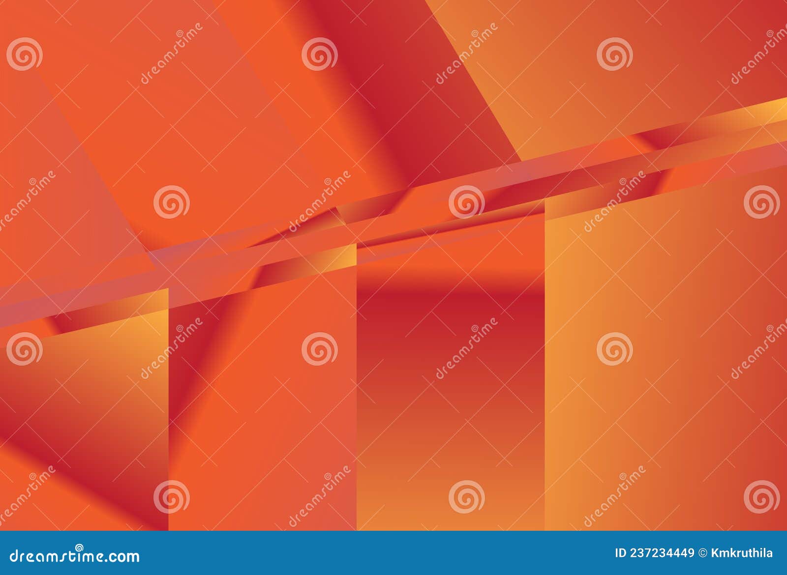 Abstract Geometric Red and Orange Gradient Background Vector ...