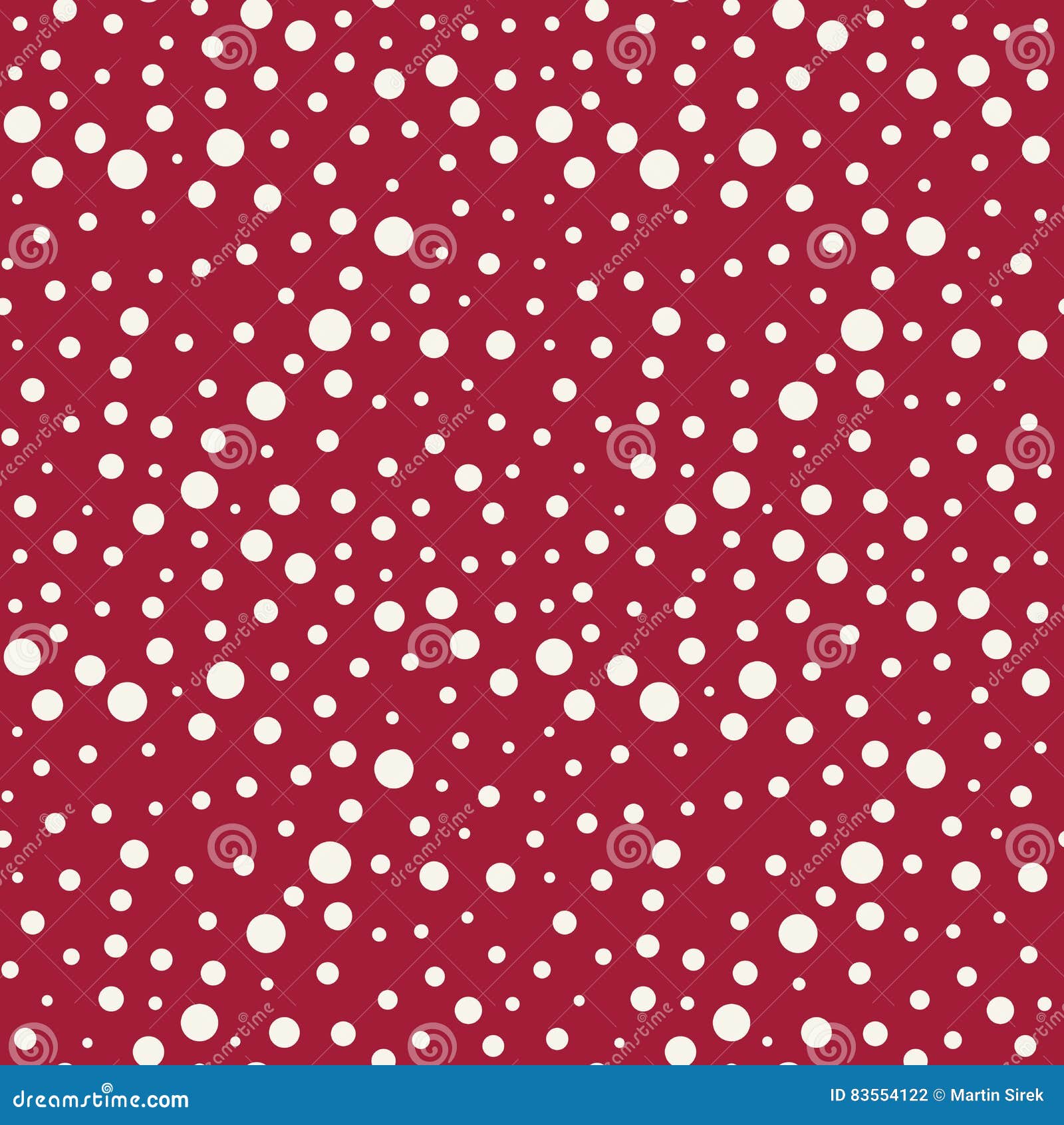 Abstract Geometric Red Vector Print Dots Pattern Stock Vector ...