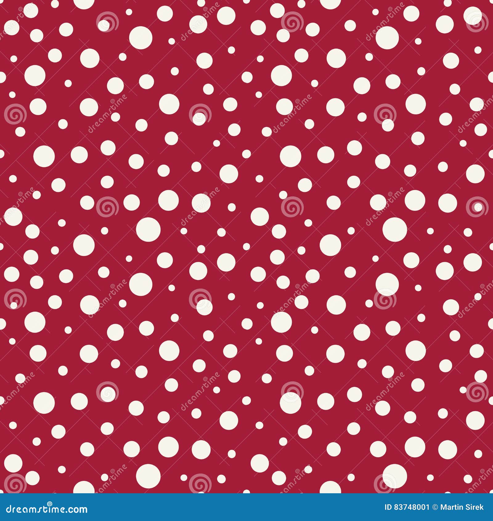 Abstract Geometric Red Vector Print Dots Pattern Stock Vector ...