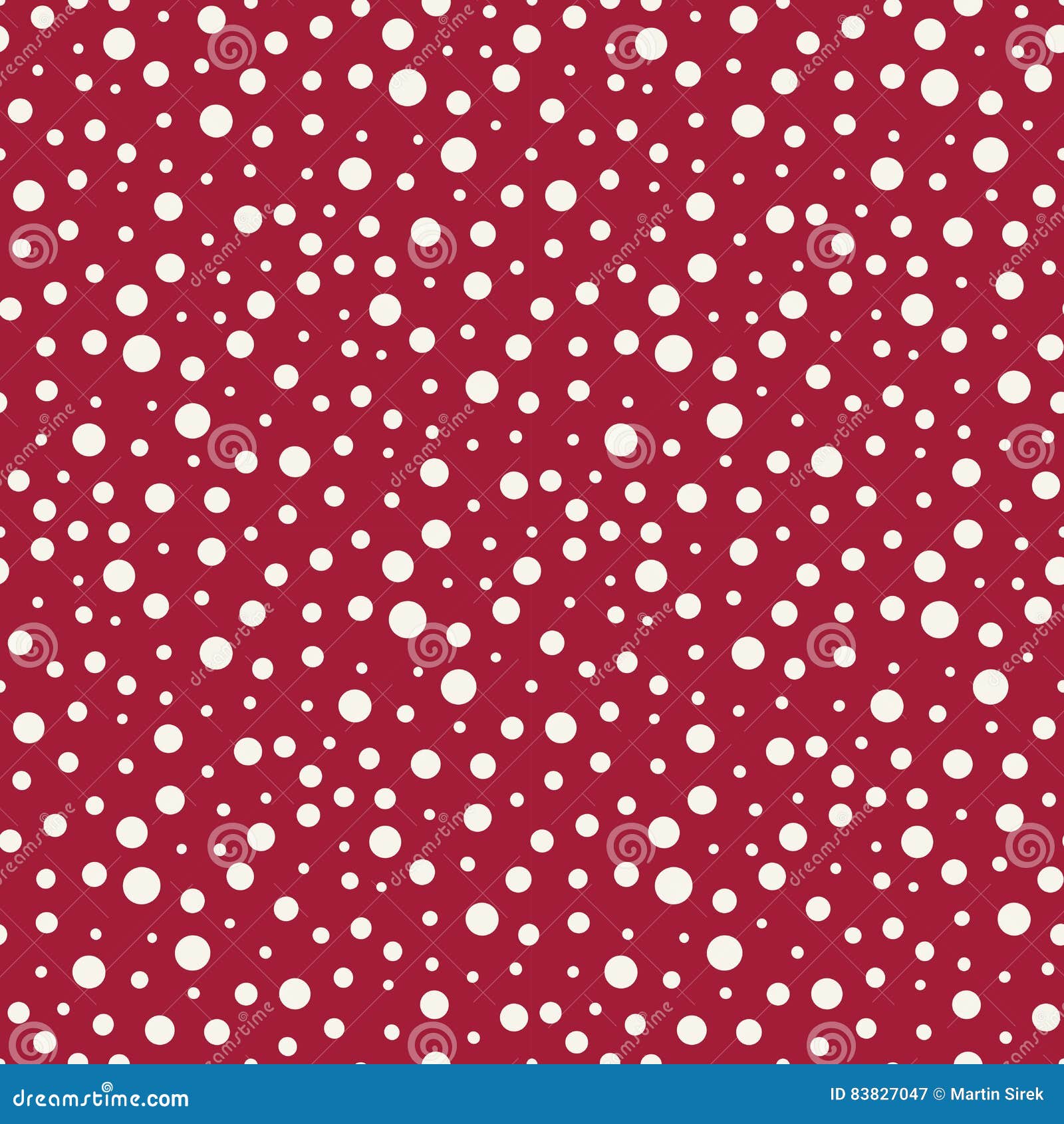 Abstract Geometric Red Vector Print Dots Pattern Stock Vector ...