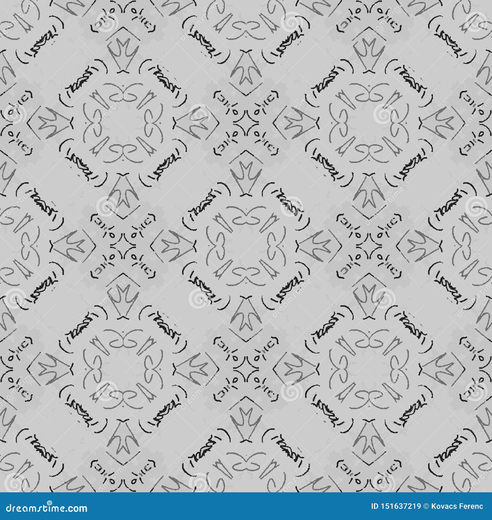 Abstract Geometric Repeating Pattern In Vector Format Stock Vector