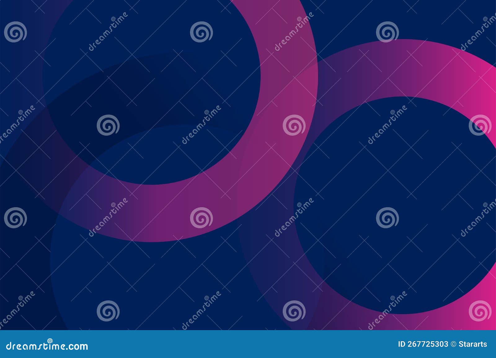 Abstract Geometric Round Shape on Blue Background Design Stock Vector ...