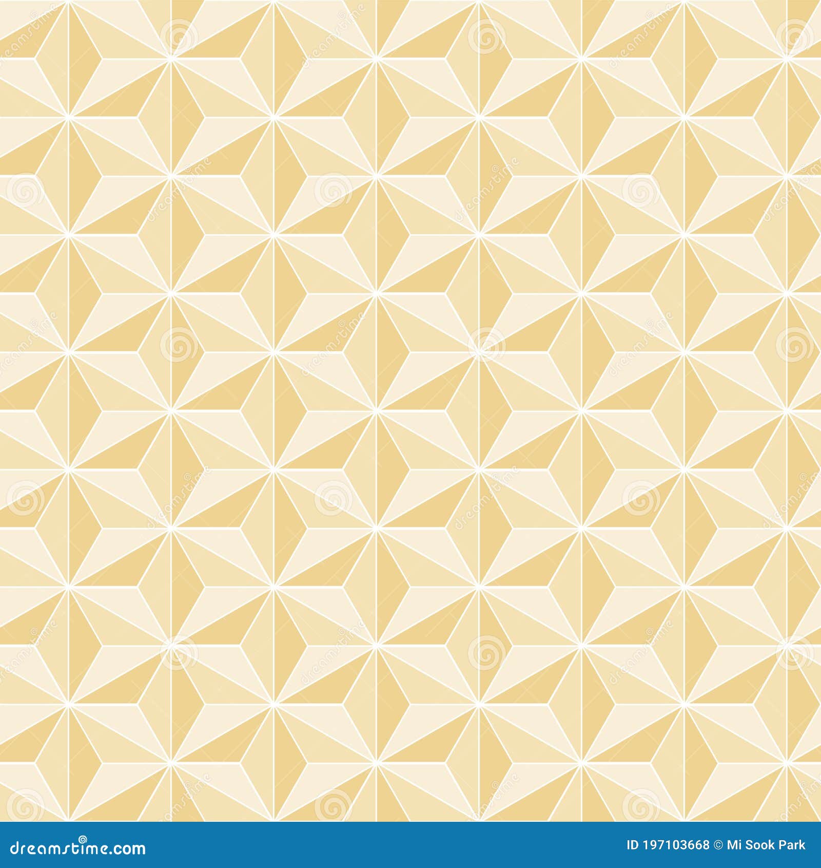 Abstract Geometric Scale Polygonal Hexagon Seamless Pattern, Vector ...