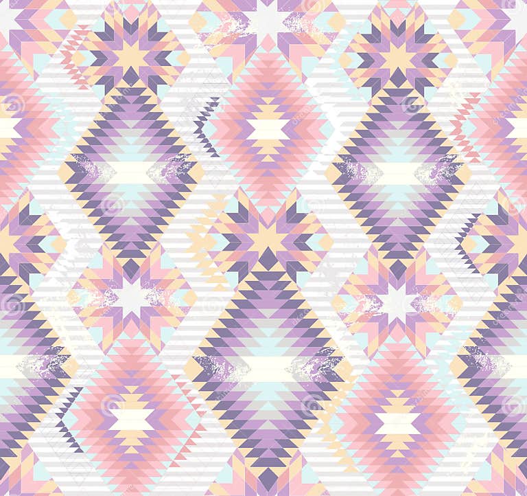 Abstract Geometric Seamless Aztec Pattern Stock Vector - Illustration ...