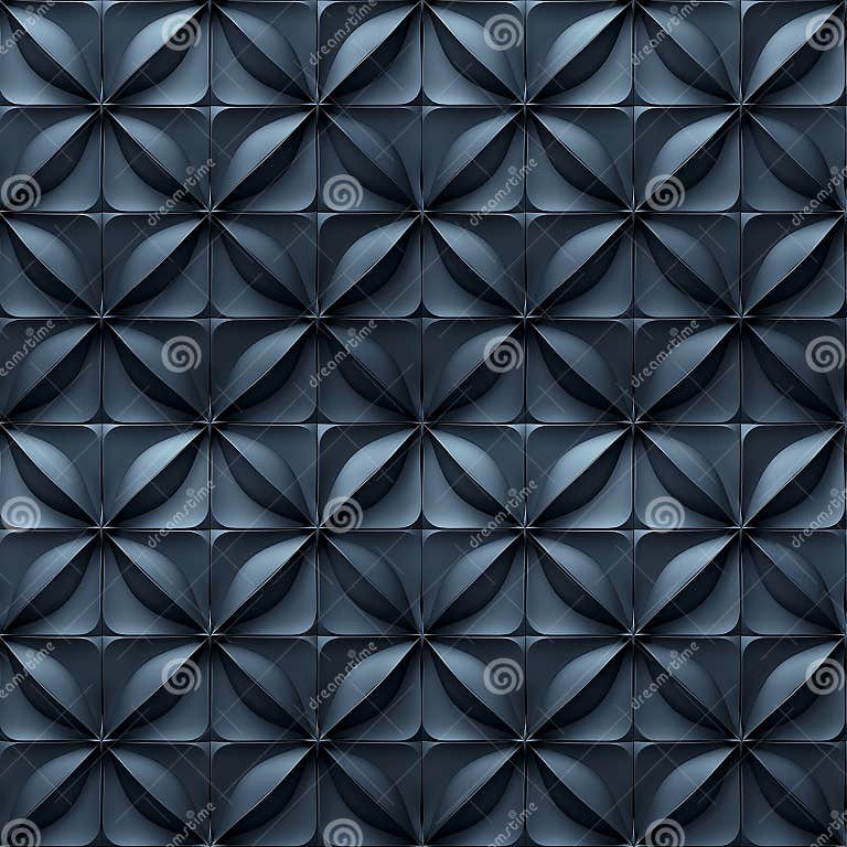 Abstract Geometric Seamless 3d Pattern Background Stock Image - Image ...