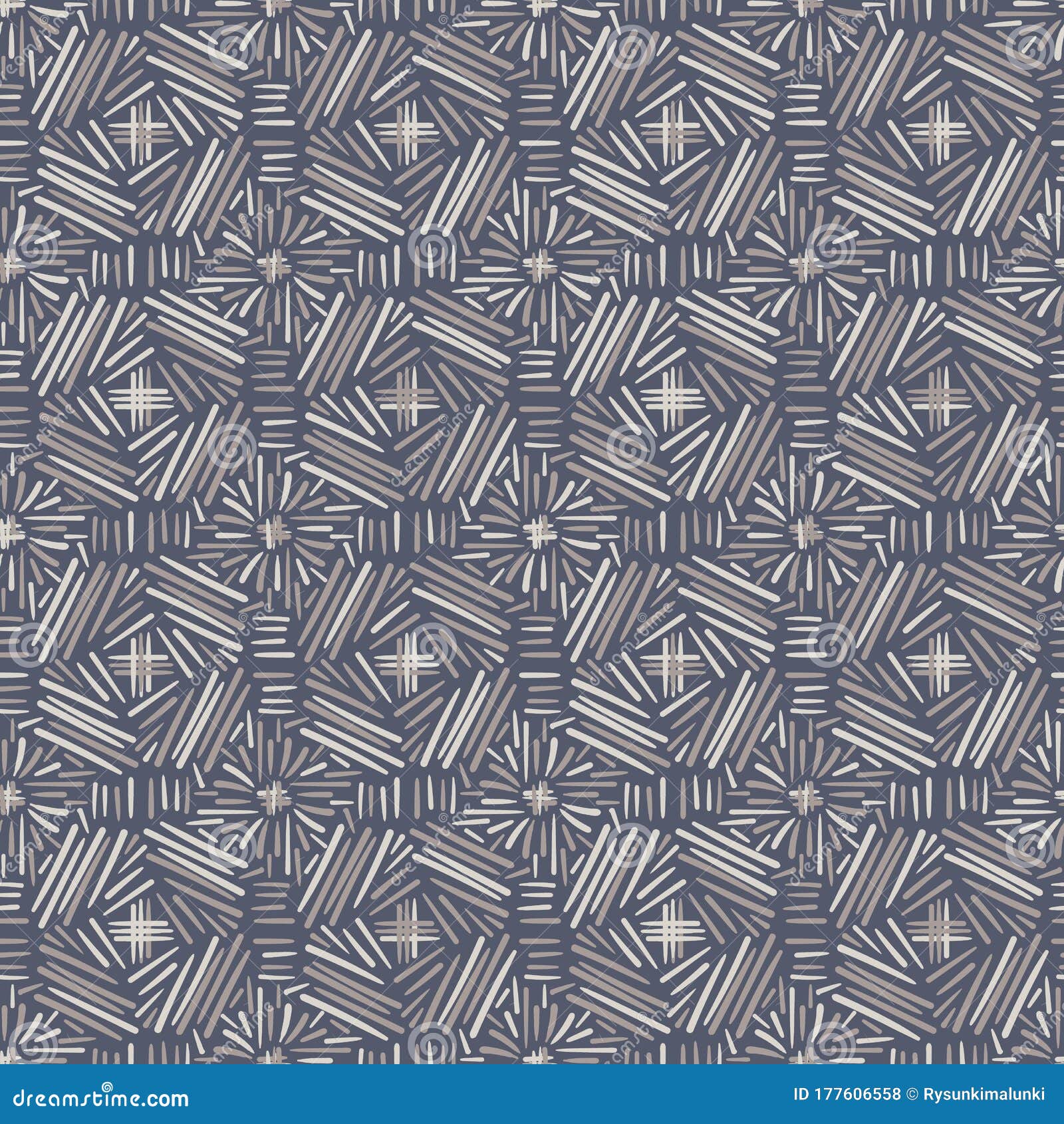 Abstract Geometric Seamless Dark Vector Pattern Stock Vector ...