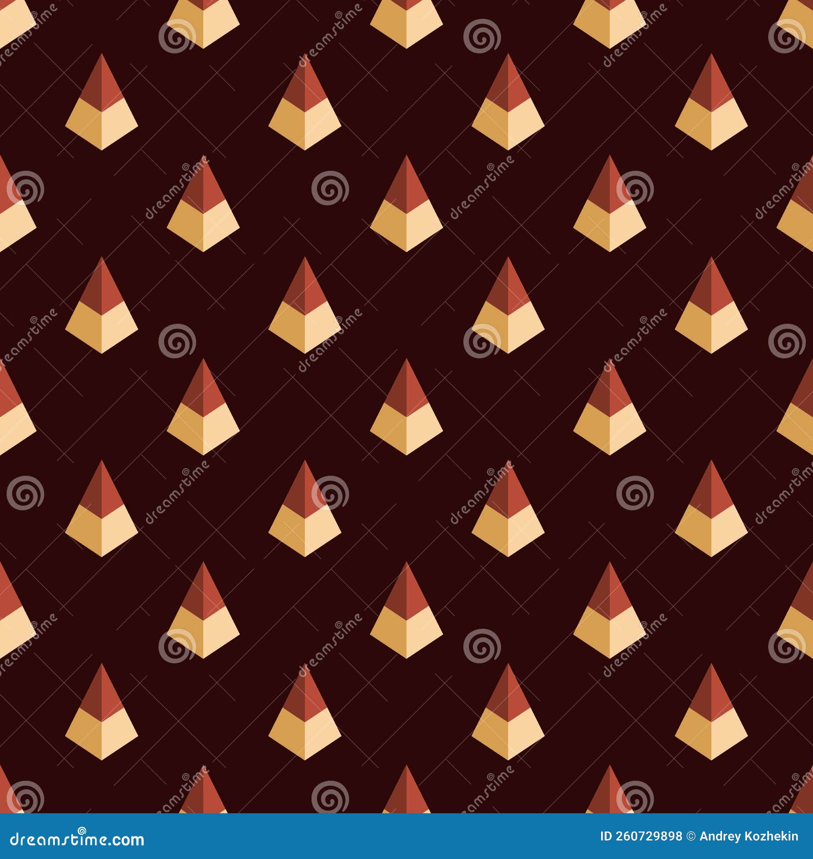 Abstract Geometric Seamless Pattern with Arrows, Pointers. Geometric ...