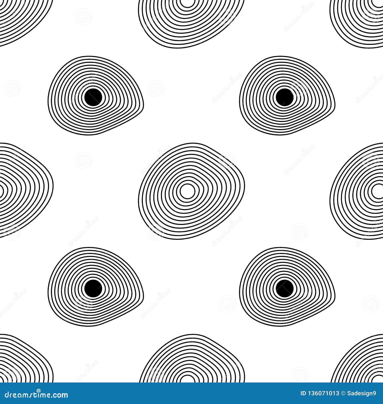 Abstract Geometric Seamless Pattern with Dynamic Circles Stock Vector ... Abstract Geometric Seamless Pattern with Dynamic Circles Stock Vector ...