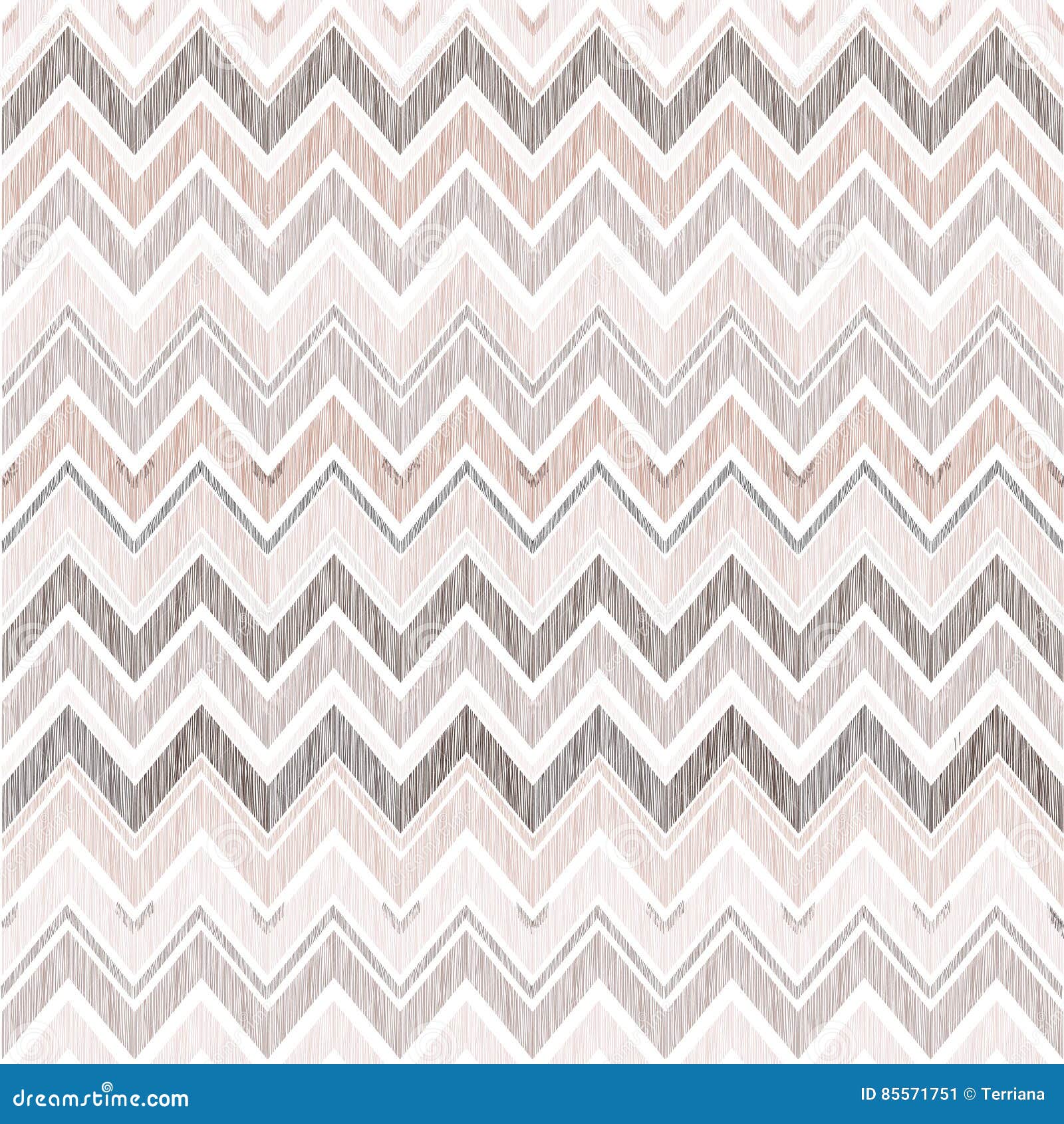 Abstract Geometric Seamless Pattern. Fabric Doodle Zig Zag Line Stock ...