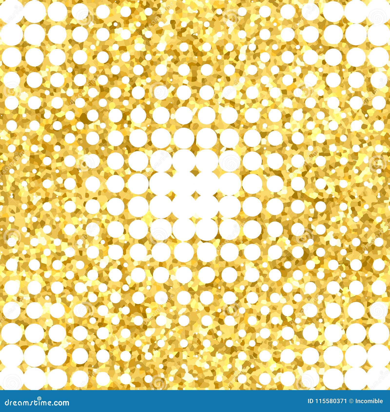 Abstract Geometric Seamless Pattern with Gold Glitter Texture Stock ...