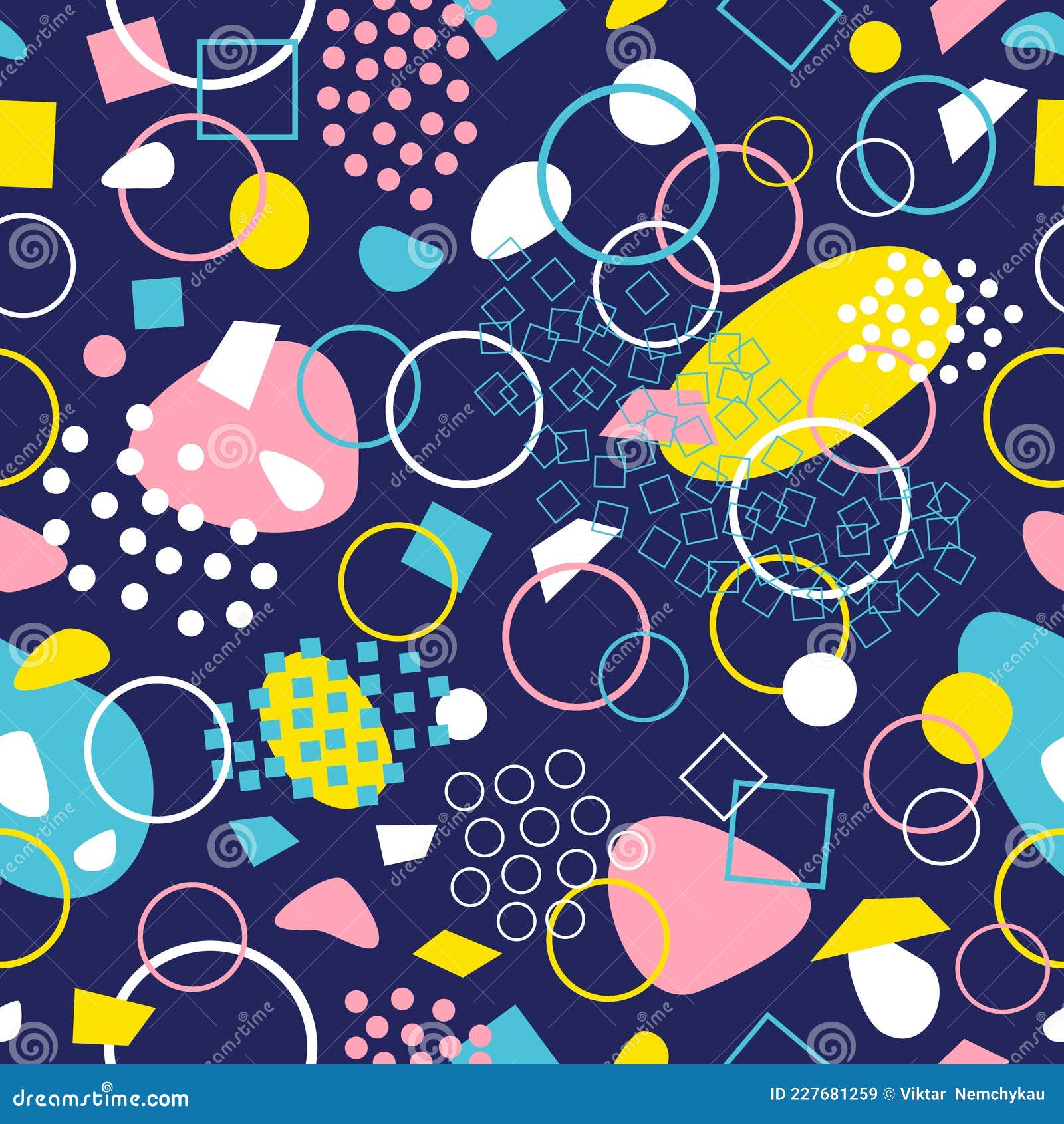 Abstract Geometric Seamless Pattern. Abstract Modern Trendy Vector ...