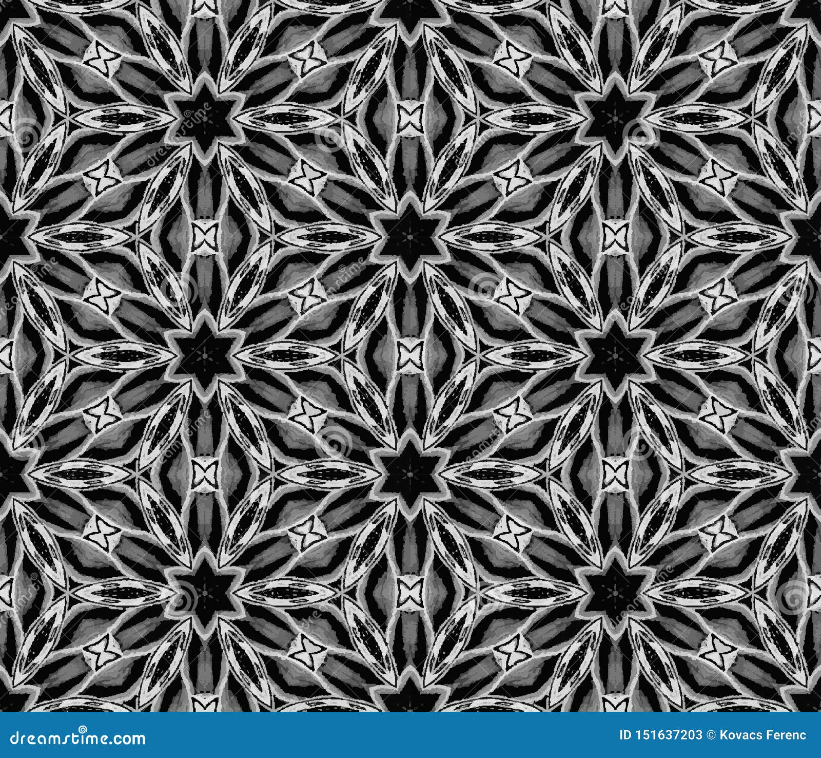 Abstract Geometric Repeating Pattern In Vector Format Stock Vector